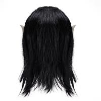 China Handcrafted Latex Demon Mask One Size Fits Most for Halloween and Theatrical Events for sale