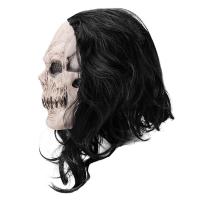 China Customizable Latex Demon Mask for Halloween and Theatrical Use with One Size Fits Most Design for sale