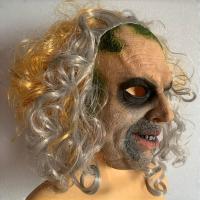 China Latex Material Creepy Mask with Terrifying Visual Impact One Size Fits Most for Halloween Parties for sale