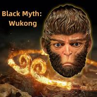 China Patygr Professional Hyper-Realistic Brown Ape Mask - Handcrafted Mythical Monkey Warrior SFX Headgear for Cosplay & Film for sale