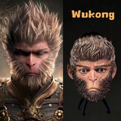 China Patygr Professional Hyper-Realistic Brown Ape Mask - Handcrafted Mythical Monkey Warrior SFX Headgear for Cosplay & Film for sale