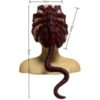 China Realistic Parasite Creature Latex Mask Full Head Horror Cosplay Mask Alien Monster Halloween Costume Prop for sale