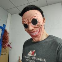 China Scary Smiley Latex Mask with Protective Goggles and Adjustable Straps for Halloween and Cosplay for sale