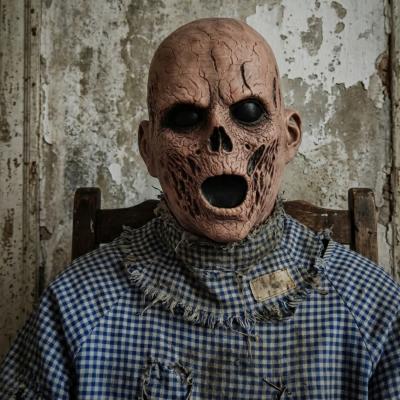 China Realistic Scary Latex Zombie Mask – Full Face Horror Design for Halloween, Cosplay, Costume Parties, Haunted House Events, and Film/Theater Production for sale