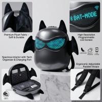 China Programmable LED Display Bat Backpack, Carbon Fiber Hard Shell, Customizable Expression, Bluetooth App Control for Tech Lovers for sale