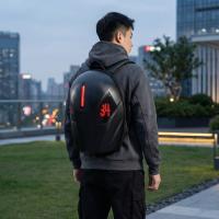 China Programmable LED Backpack with Waterproof ABS + PC Hard Shell and USB Power Bank Compatibility for Festivals and Safety for sale