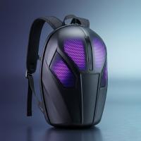 China Programmable LED Backpack with Waterproof ABS + PC Hard Shell and USB Power Bank Compatibility for Festivals and Safety for sale