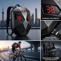 China Cyberpunk Hardshell Smart LED Backpack with Dual Programmable Screens, App Control, Perfect for Commuting and Tech Enthusiasts - SKY RIDER for sale