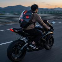 China Cyberpunk Hardshell Smart LED Backpack with Dual Programmable Screens, App Control, Perfect for Commuting and Tech Enthusiasts - SKY RIDER for sale