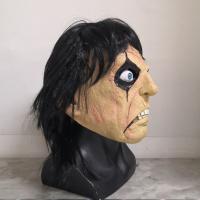 China Realistic Classic Rocker Latex Full Head Mask - Gory Horror Singer Style with Wig for sale