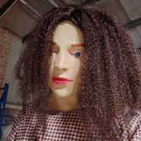 China Realistic Latex Woman Mask with Wig for Cosplay, Fancy Dress Party, and Pranks - Natural Look for sale