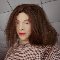 China Realistic Latex Woman Mask with Wig for Cosplay, Fancy Dress Party, and Pranks - Natural Look for sale