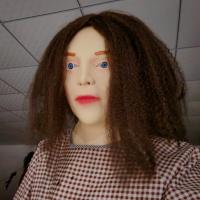 China Realistic Latex Woman Mask with Wig for Cosplay, Fancy Dress Party, and Pranks - Natural Look for sale
