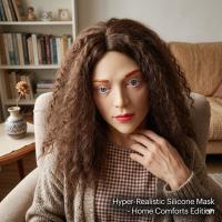 China Realistic Latex Woman Mask with Wig for Cosplay, Fancy Dress Party, and Pranks - Natural Look for sale