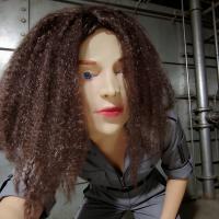 China Realistic Latex Woman Mask with Wig for Cosplay, Fancy Dress Party, and Pranks - Natural Look for sale