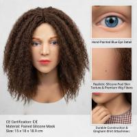 China Realistic Latex Woman Mask with Wig for Cosplay, Fancy Dress Party, and Pranks - Natural Look for sale
