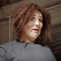China Realistic Old Man Woman Mask, Latext Wrinkle Grandma Face, Halloween Party, Carnival Prop for sale