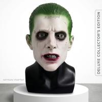 China Realistic Green Hair Creepy Clown Mask - Scary Latex Villain Face Helmet for Cosplay & Halloween Party for sale