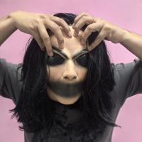 China Creepy Slasher Mask with Black Long Hair, Realistic Faceless Killer Latex Mask for Halloween Cosplay Horror Costume Party for sale