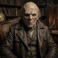 China Realistic Old Man Horror Latex Mask with Ginger Hair - Scary Creepy Senior Face for Adults Halloween Costume Party Cosplay Props for sale