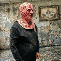China Realistic Burned Man Horror Latex Mask with Scarred Skin - Terrifying Creepy Face Disguise for Adult Halloween Cosplay Costume Party Props for sale