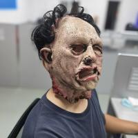 China Realistic Biohazard Mutant Zombie Mask - Gory Infected Monster Full Head Latex Headpiece for Adult Halloween Cosplay Costume Party for sale