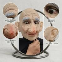 China Old Man Latex Mask - Grandfather Head Mask for Halloween & Cosplay for sale