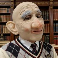 China Old Man Latex Mask - Grandfather Head Mask for Halloween & Cosplay for sale