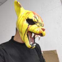 China Creepy Cat Mask with Terrifying Design Premium Latex Material and Full Head Coverage for Halloween for sale
