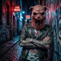 China Realistic Zombie Pig Latex Mask Full Head Horror Animal Monster Mask for Halloween Cosplay Costume Party for sale