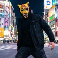China Hotline Cosplay Miami Tiger Tony Mask Breathable Comfortable Design for Adult & Kids Halloween Party Essential Costume Accessory for sale