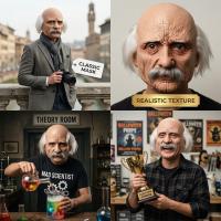 China Realistic Human Features Latex Face Covering - One Size Fit Most Theatrical Mask for Plays and Film Shoots for sale