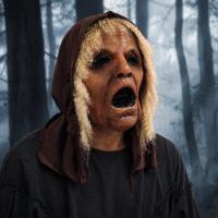 China Creepy Masks Designed for Frightening Looks Ideal for Haunted Houses and Spooky Entertainment Venues for sale