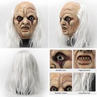 China Latex Material Creepy Mask for Halloween Events - One Size Fit Most Scary Mask for Horror Themed Parties for sale