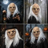 China Latex Material Creepy Mask for Halloween Events - One Size Fit Most Scary Mask for Horror Themed Parties for sale