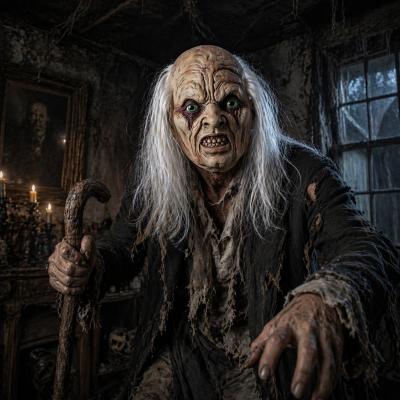 China Latex Material Creepy Mask for Halloween Events - One Size Fit Most Scary Mask for Horror Themed Parties for sale