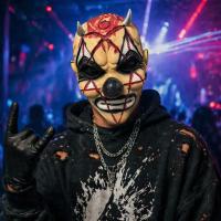 China Latex Material Monster Mask One Size Fit Most for Event Planners Halloween Parties Theatrical Shows for sale