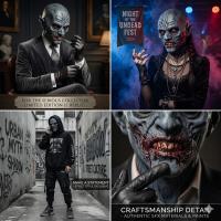 China Latex Material Creepy Masks One Size Fit Most for Halloween Costume Parties and Themed Events for sale
