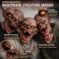 China Terrifying Vampire Bat Latex Mask for Halloween Cosplay - Lightweight 0.3kg and One Size Fits Most for sale