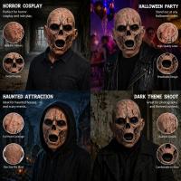 China Realistic Scary Latex Zombie Mask – Full Face Horror Design for Halloween, Cosplay, Costume Parties, Haunted House Events, and Film/Theater Production for sale