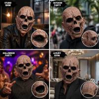 China Realistic Scary Latex Zombie Mask – Full Face Horror Design for Halloween, Cosplay, Costume Parties, Haunted House Events, and Film/Theater Production for sale