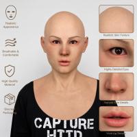 China Ultra-Realistic Female Silicone Mask with Medical-Grade Material and Hyper-Realistic Skin Texture for Professional Cosplay for sale