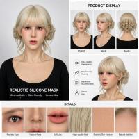China Ultra-Realistic Female Silicone Mask with Medical-Grade Material and Hyper-Realistic Skin Texture for Professional Cosplay for sale