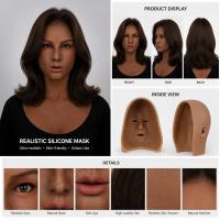 China Ultra-Realistic Female Silicone Mask with Medical-Grade Material and Hyper-Realistic Skin Texture for Professional Cosplay for sale