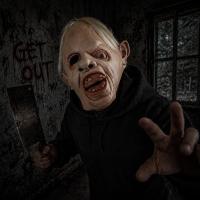 China Realistic Scary Features Latex Material Creepy Masks One Size Fit Most for Halloween and Haunted Houses for sale