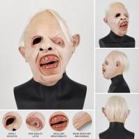 China Realistic Scary Features Latex Material Creepy Masks One Size Fit Most for Halloween and Haunted Houses for sale