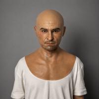 China Lifelike Silicone Full Head Human Mask with Realistic Skin Texture, Natural Facial Details and Comfortable Fit for Halloween, Role Play, Cosplay, Stage Performance, Costume Parties for sale