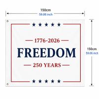 China Patriotic 250th Anniversary Freedom Flag & Realistic Bald Eagle Mask Set for Party Cosplay for sale