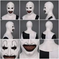 China Hyper-Realistic Silent Horror Clown Silicone Full Head Mask with Creepy Smile and Professional Detail for Halloween Cosplay, Haunted House, Stage Performance and Adult Costume Parties for sale