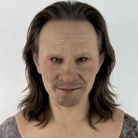 China Hyper-Realistic Male Silicone Full Head Mask with Handcrafted Facial Details, Natural Skin Texture and Comfortable Fit for Cosplay, Film Makeup, Stage Performance, Costume Events for sale